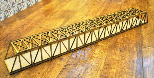 Large Model Railway OO Gauge Bridge - Lazzylozlasercutter