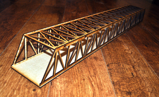 Large Model Railway OO Gauge Bridge - Lazzylozlasercutter