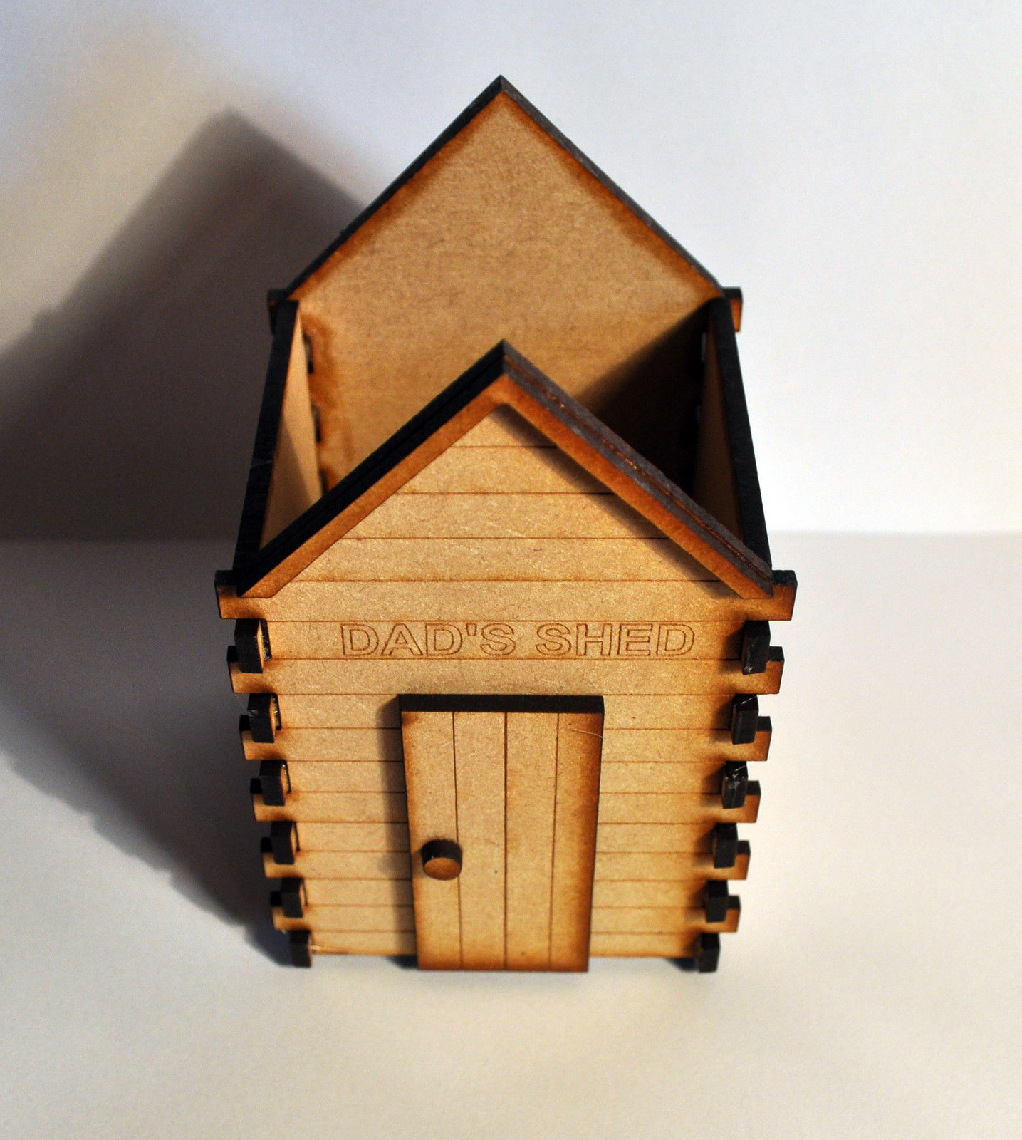 Dad's Shed Desk Tidy Wooden Laser Cut Handmade Fathers day Gift ...