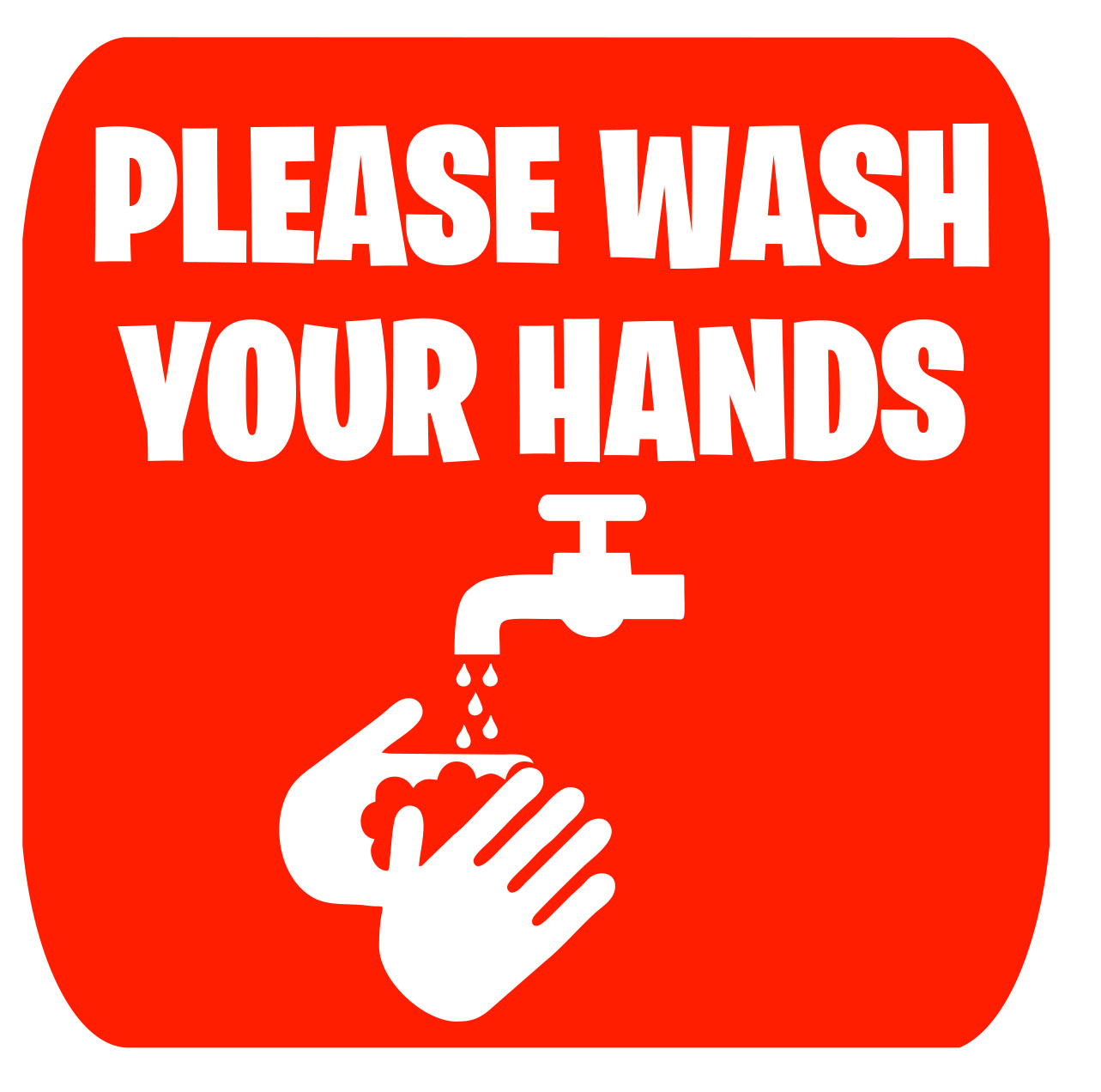 Safety Sign Washing Hands